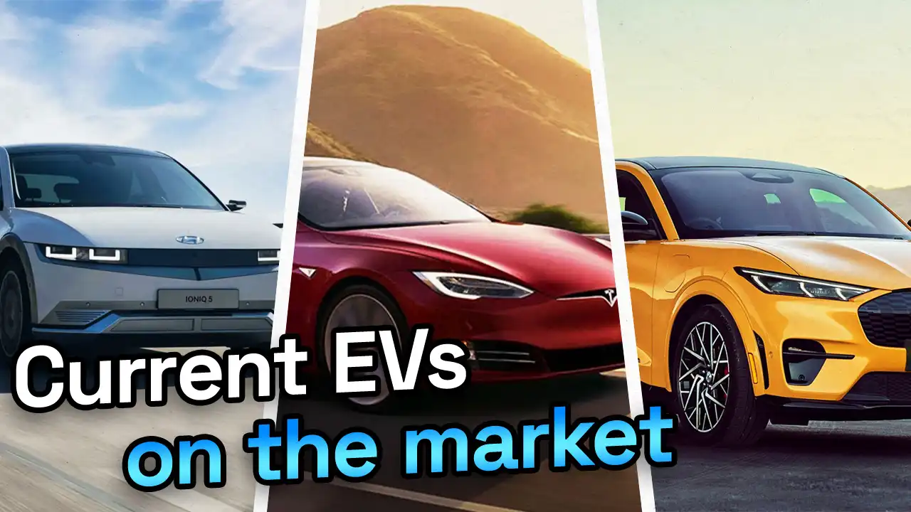 Different models of electric cars store